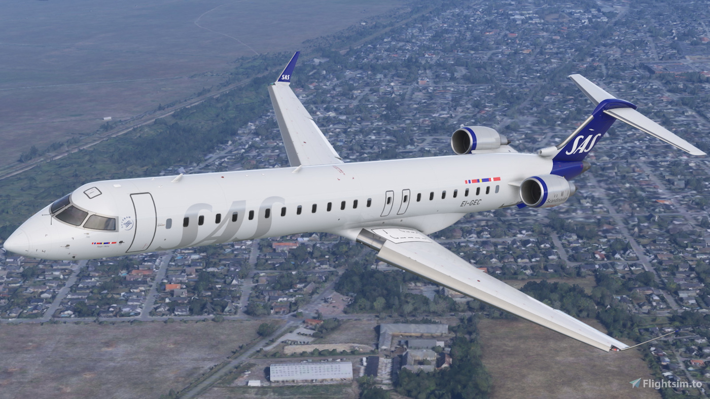 CRJ 900 Scandinavian Airlines / operated by CityJet - (New Livery) Pack for Microsoft Flight ...
