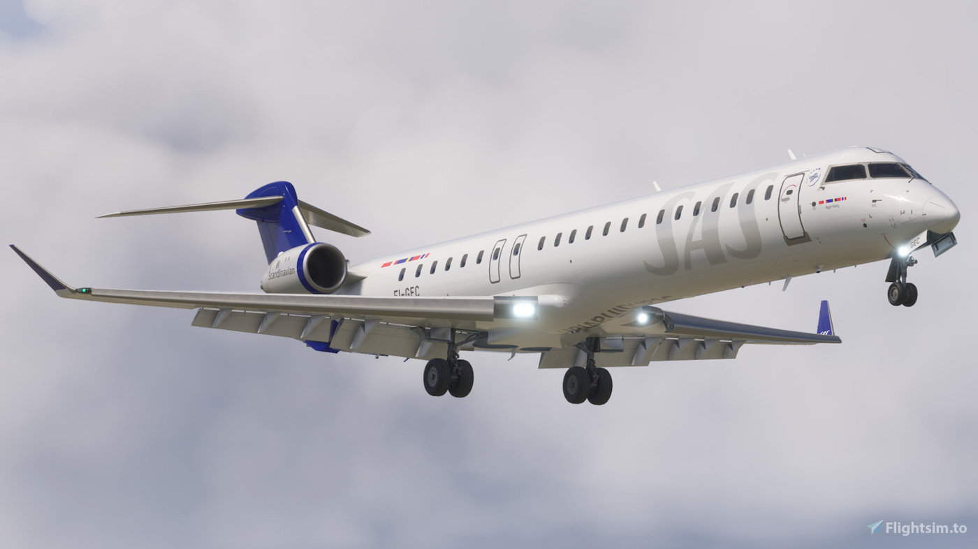 CRJ 900 Scandinavian Airlines / operated by CityJet - (New Livery) Pack for Microsoft Flight ...