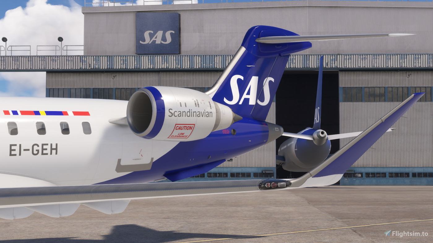 CRJ 900 Scandinavian Airlines / operated by CityJet - (New Livery) Pack for Microsoft Flight ...