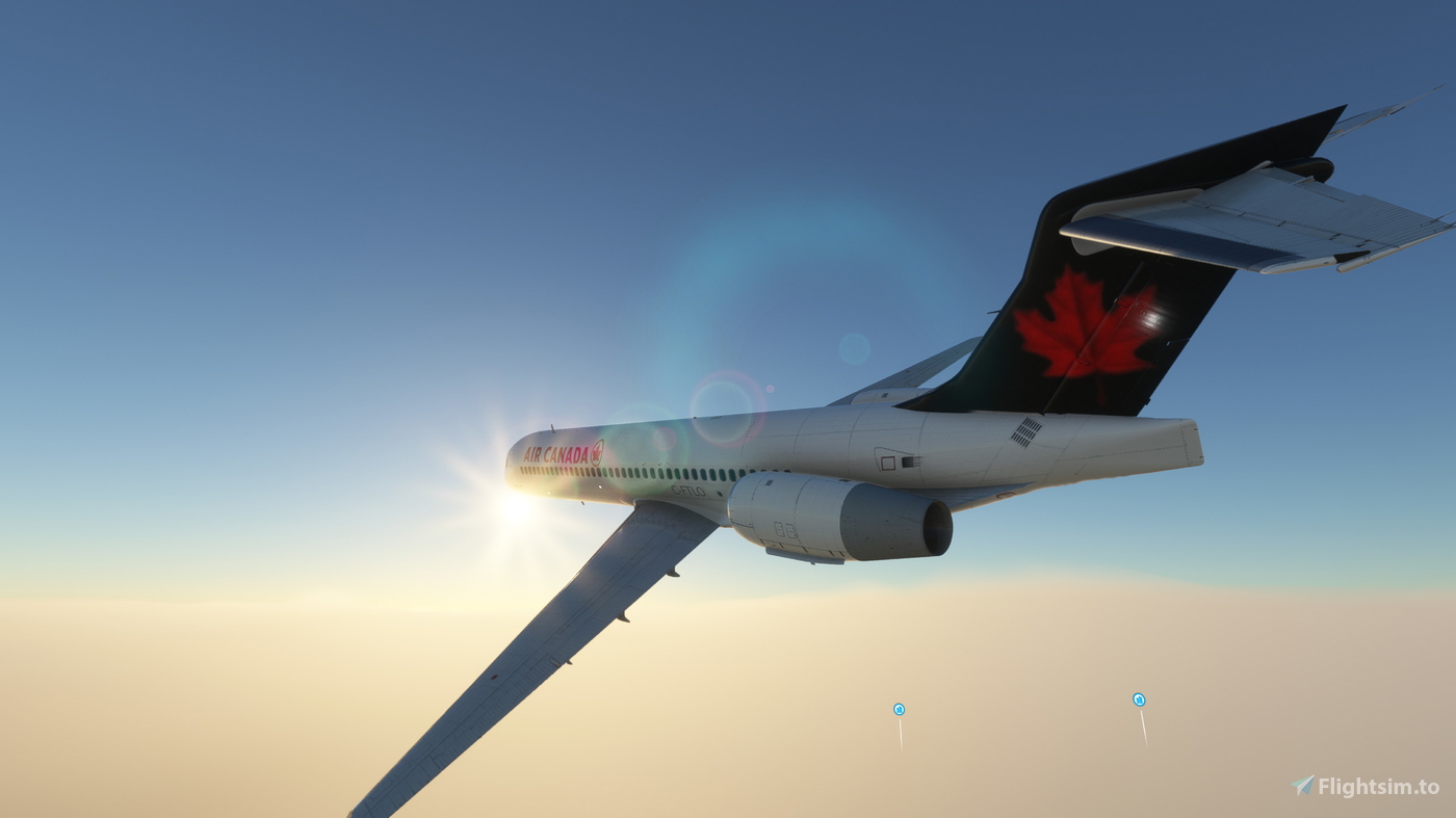 CS-B717 Air Canada Livery (Old DC-9 Livery C-FTLO) for Microsoft Flight ...
