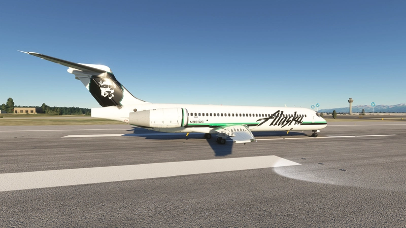 CS-B717 Alaska Livery (Old MD-83 Livery N931AS) for Microsoft Flight ...