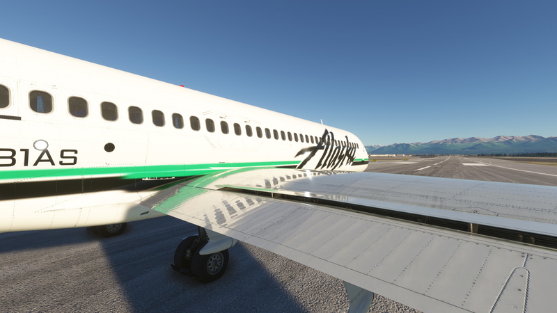 CS-B717 Alaska Livery (Old MD-83 Livery N931AS) for Microsoft Flight ...