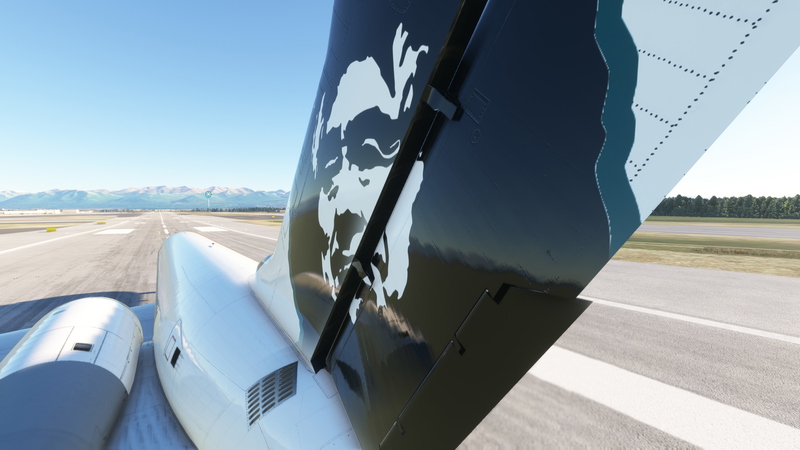 CS-B717 Alaska Livery (Old MD-83 Livery N931AS) for Microsoft Flight ...