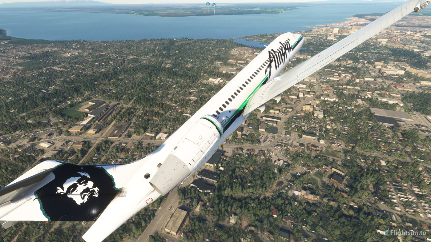 CS-B717 Alaska Livery (Old MD-83 Livery N931AS) for Microsoft Flight ...
