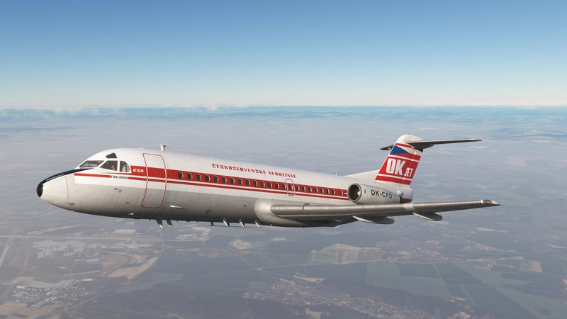 Fokker F28 Professional Liveries for Microsoft Flight Simulator | MSFS