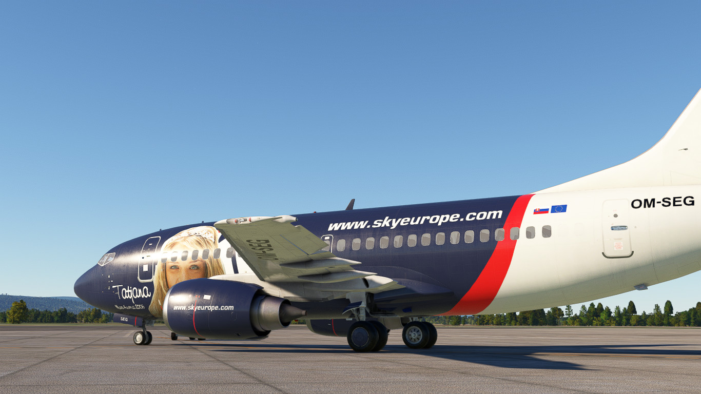 CSS Boeing 737-500 SkyEurope Airlines pack(OM-SEG OM-SEC) 4K のために ...
