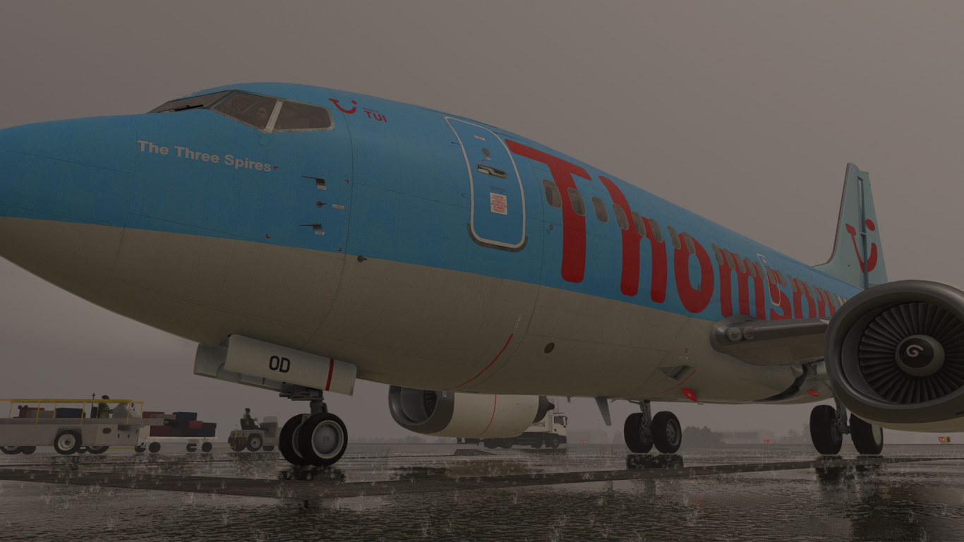 CSS Boeing 737-500 Thomsonfly (G-THOD) 4K für Microsoft Flight ...