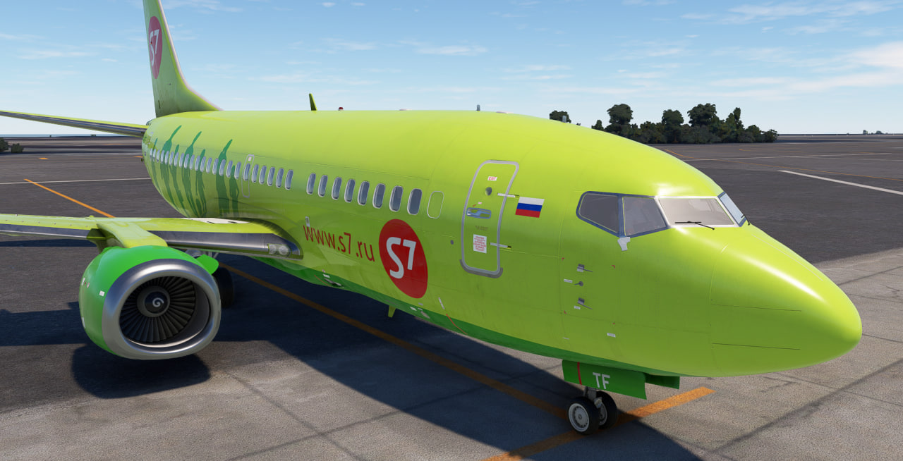 CSS Boeing 737-500 | S7 Airlines | VP-BTF | 4K for Microsoft Flight ...