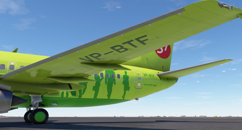 CSS Boeing 737-500 | S7 Airlines | VP-BTF | 4K for Microsoft Flight ...