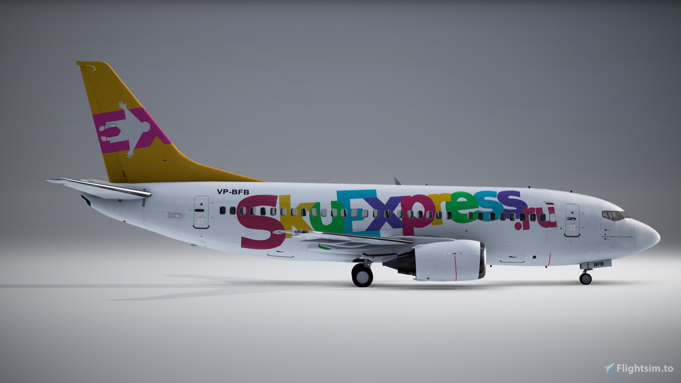 CSS Boeing 737-500 | SkyExpress | VP-BFB | 4K for Microsoft Flight Simulator | MSFS