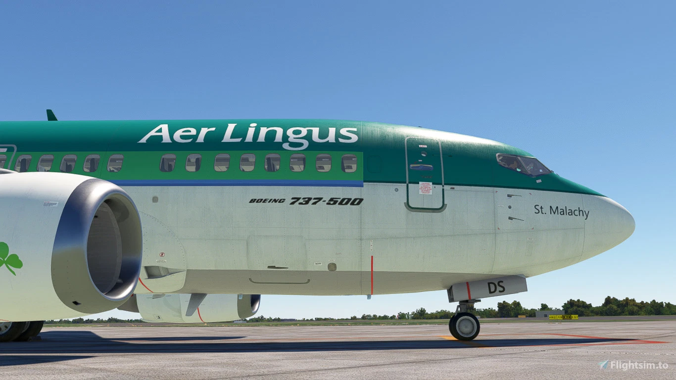CSS Boeing 737-500 Aer Lingus EI-CDS, EI-CDH 4K for Microsoft Flight ...