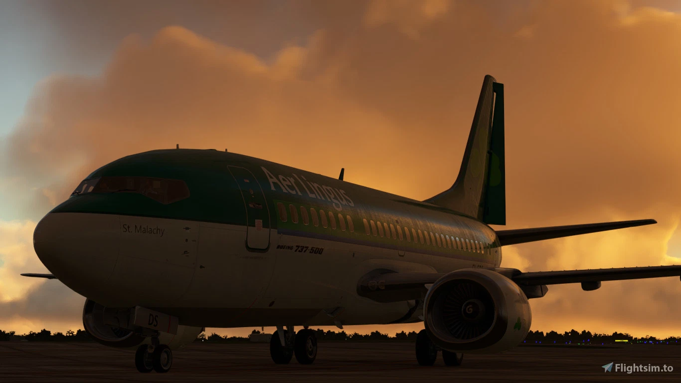 CSS Boeing 737-500 Aer Lingus EI-CDS, EI-CDH 4K for Microsoft Flight ...