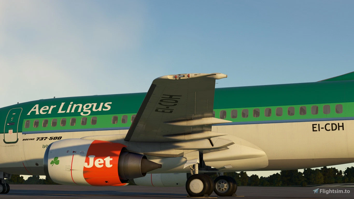 CSS Boeing 737-500 Aer Lingus EI-CDS, EI-CDH 4K for Microsoft Flight ...