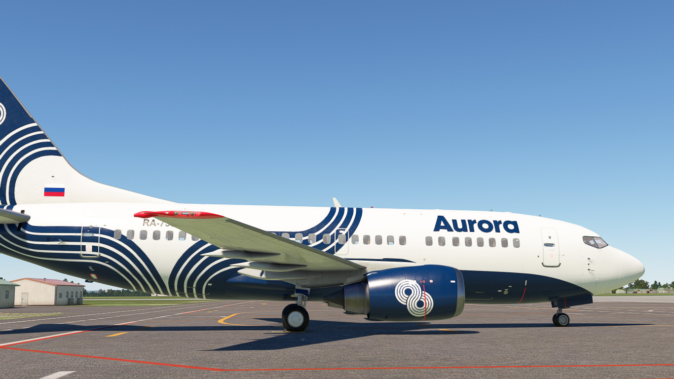 CSS Boeing 737-500 Aurora RA-73002 4K for Microsoft Flight Simulator | MSFS