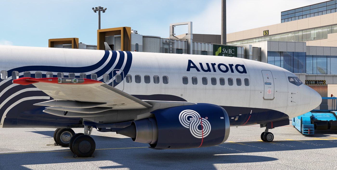 CSS Boeing 737-500 | Aurora | RA-73006 | 4K para Microsoft Flight ...