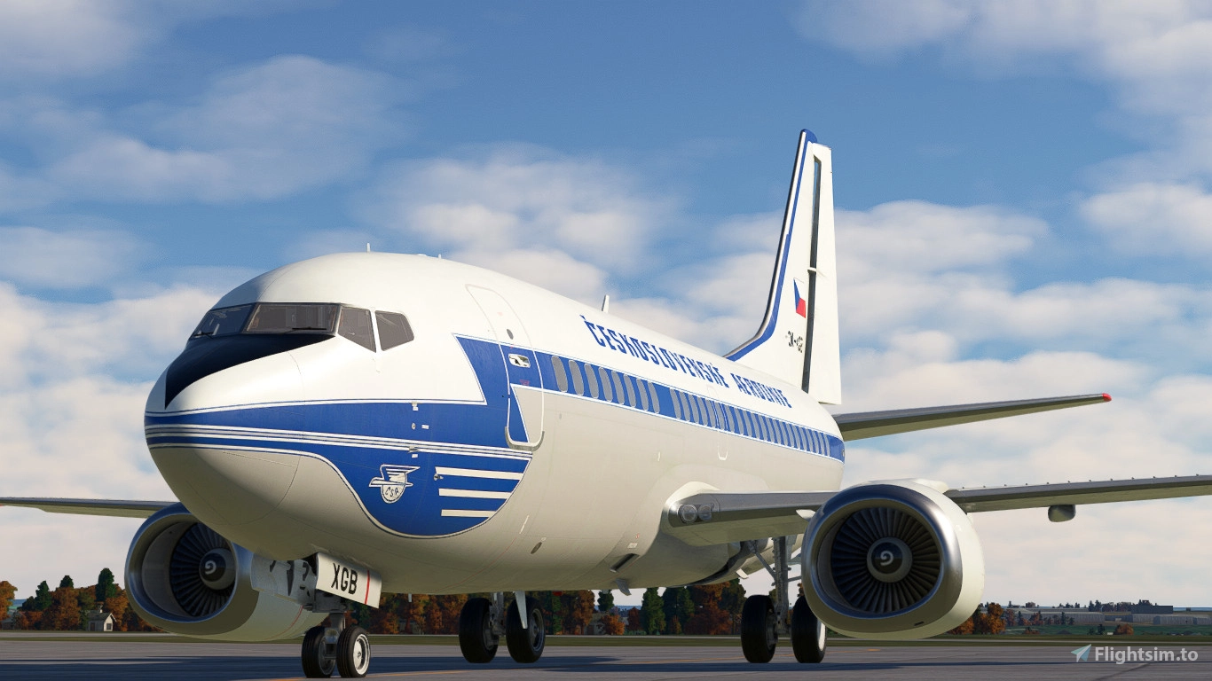 CSS Boeing 737-500 ČSA Czech Airlines OK-XGB 4K dla Microsoft Flight ...