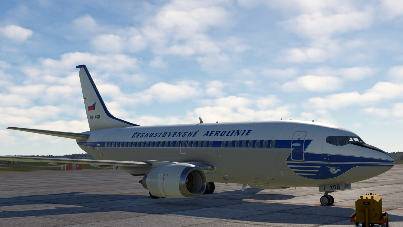 CSS Boeing 737-500 ČSA Czech Airlines OK-XGB 4K for Microsoft Flight ...