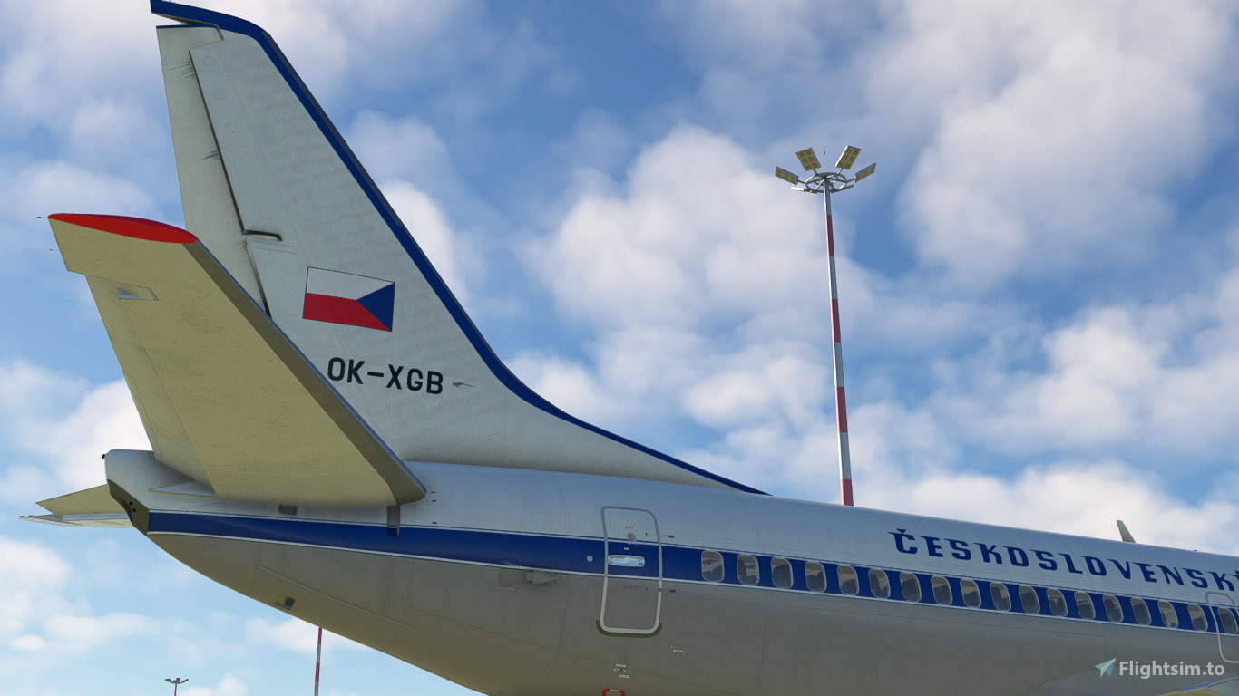 CSS Boeing 737-500 ČSA Czech Airlines OK-XGB 4K dla Microsoft Flight ...