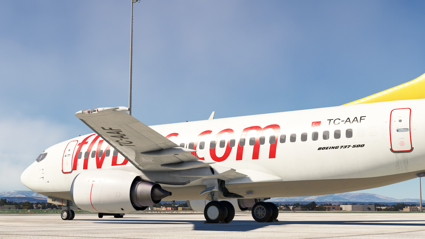 CSS Boeing 737-500 Pegasus TC-AAF 4K for Microsoft Flight Simulator | MSFS