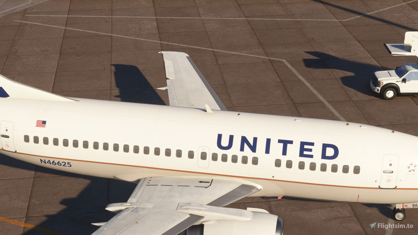 CSS Boeing 737-500 United Airlines N46625 4K pro Microsoft Flight ...