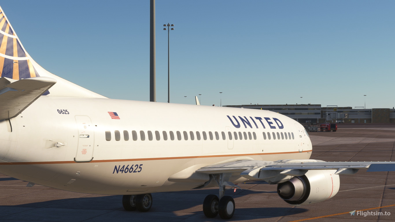 CSS Boeing 737-500 United Airlines N46625 4K pro Microsoft Flight ...