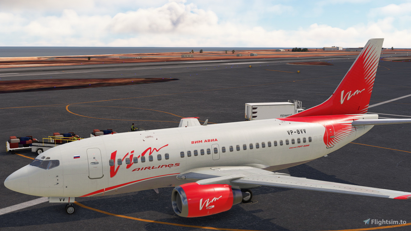 CSS Boeing 737-500 Vim Avia VP-BVV 4K para Microsoft Flight Simulator | MSFS