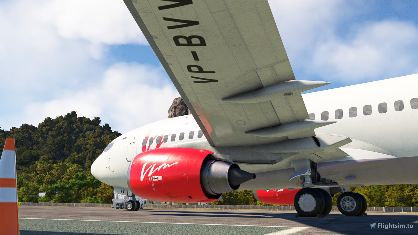 CSS Boeing 737-500 Vim Avia VP-BVV 4K para Microsoft Flight Simulator | MSFS