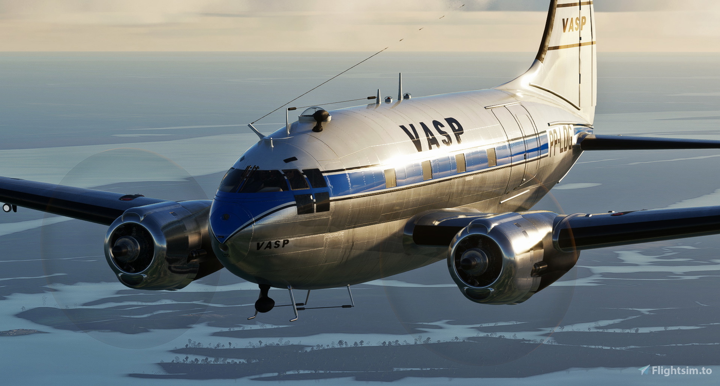 Curtiss C-46 - Vasp for Microsoft Flight Simulator | MSFS
