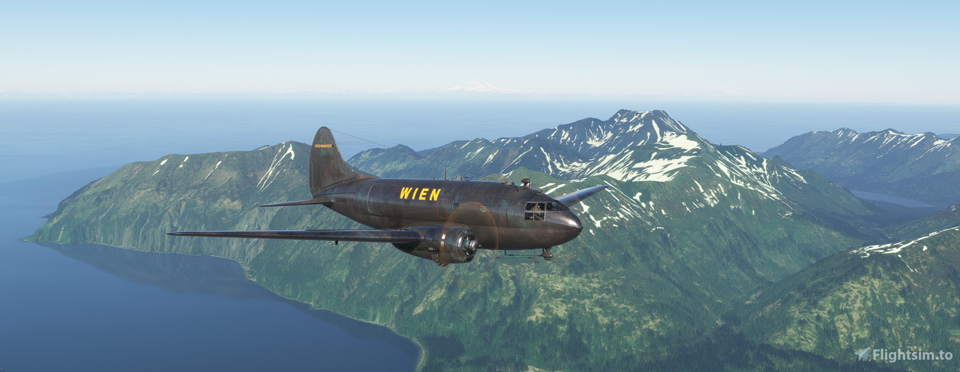Curtiss C-46 Commando Wien Air Alaska N92853 for Microsoft Flight ...