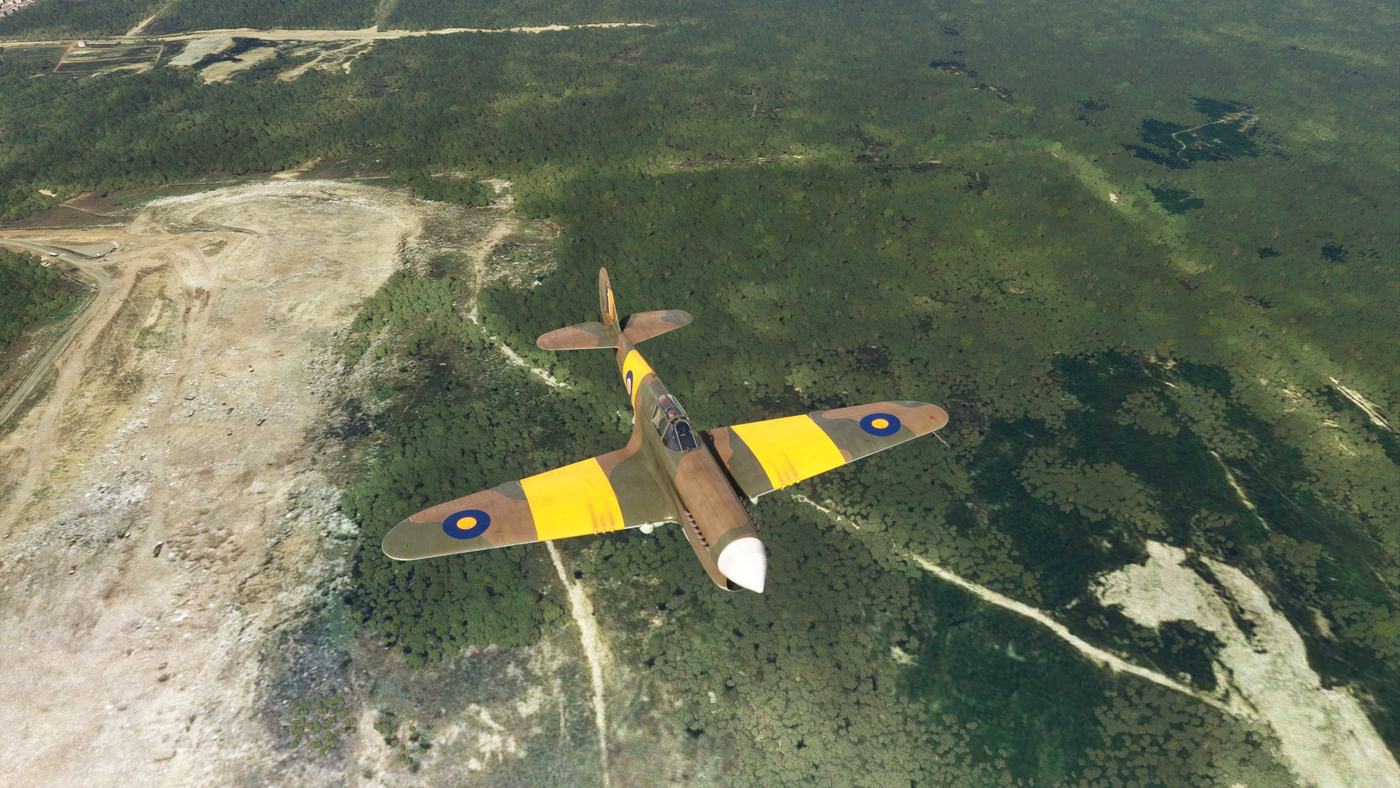 Curtiss P-40F SAAF #506 11 OTU for Microsoft Flight Simulator | MSFS