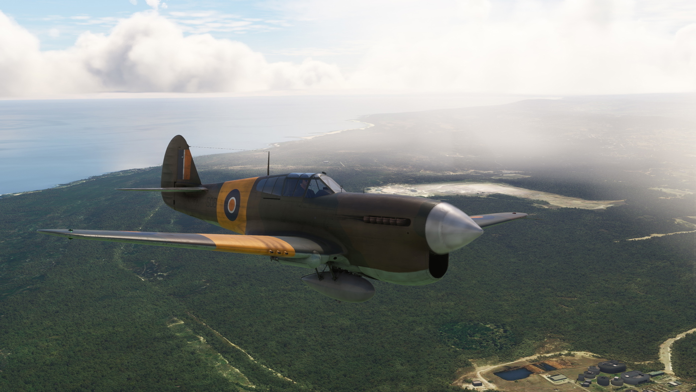 Curtiss P-40F SAAF #506 11 OTU for Microsoft Flight Simulator | MSFS