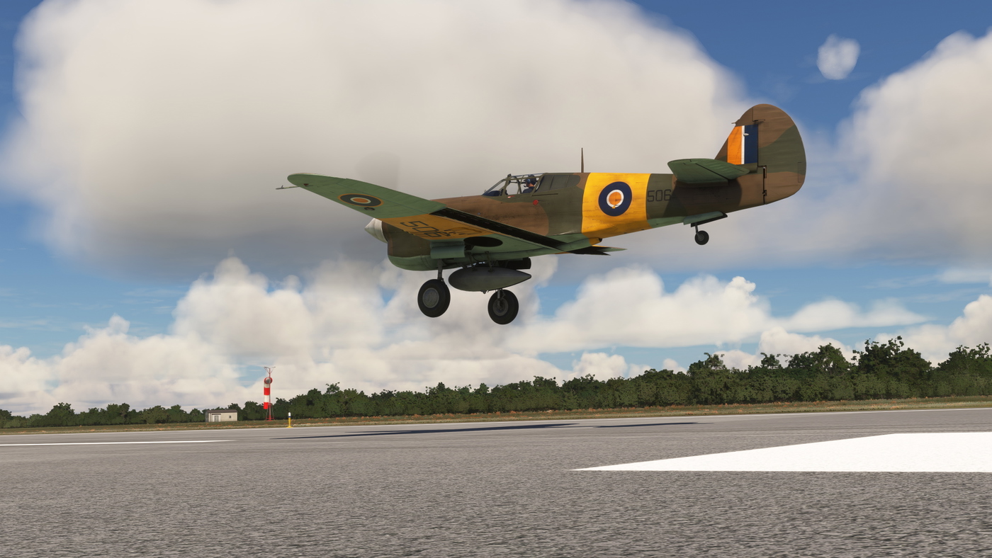 Curtiss P-40F SAAF #506 11 OTU for Microsoft Flight Simulator | MSFS