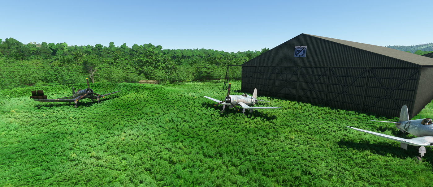 Custom WWII Airfield: AGBA V.2 VF214 Black Sheep Squadron for Microsoft ...