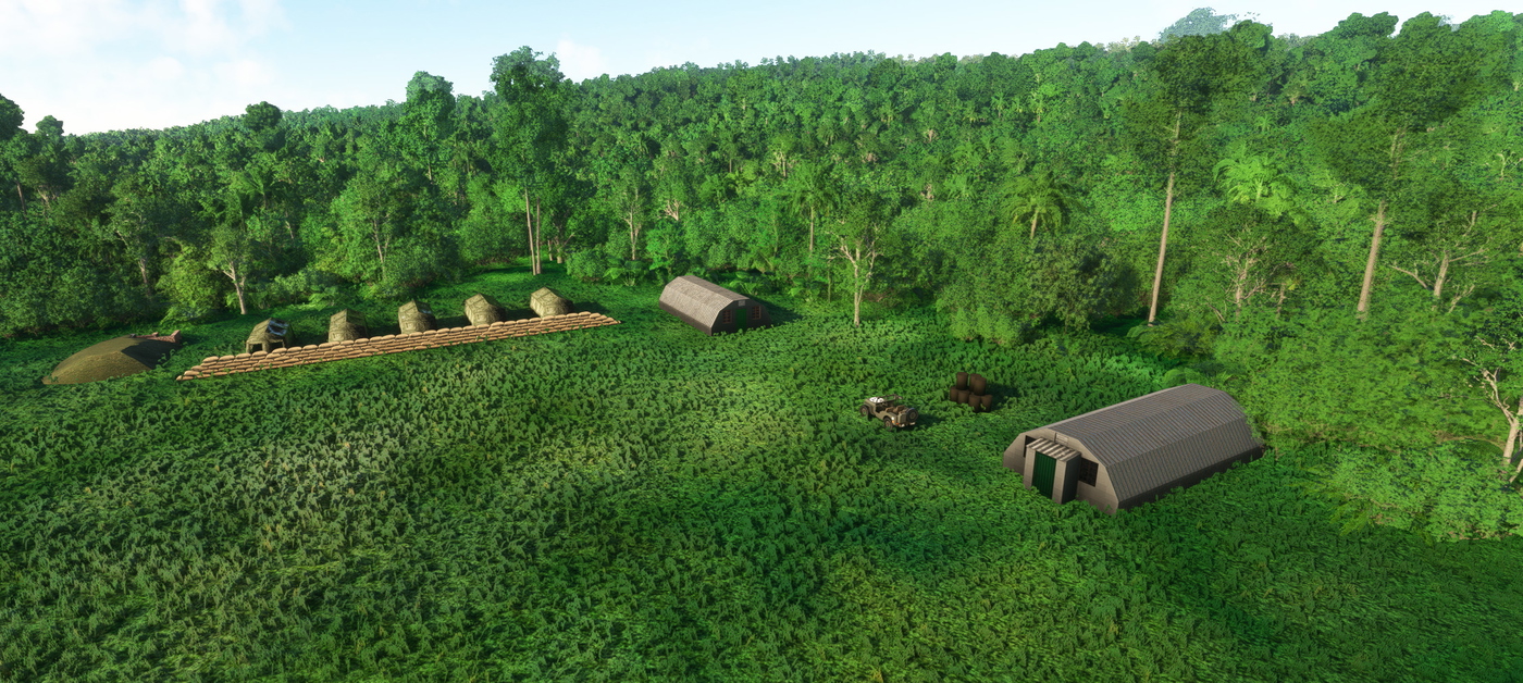 Custom WWII Airfield: AGBA V.2 VF214 Black Sheep Squadron for Microsoft ...