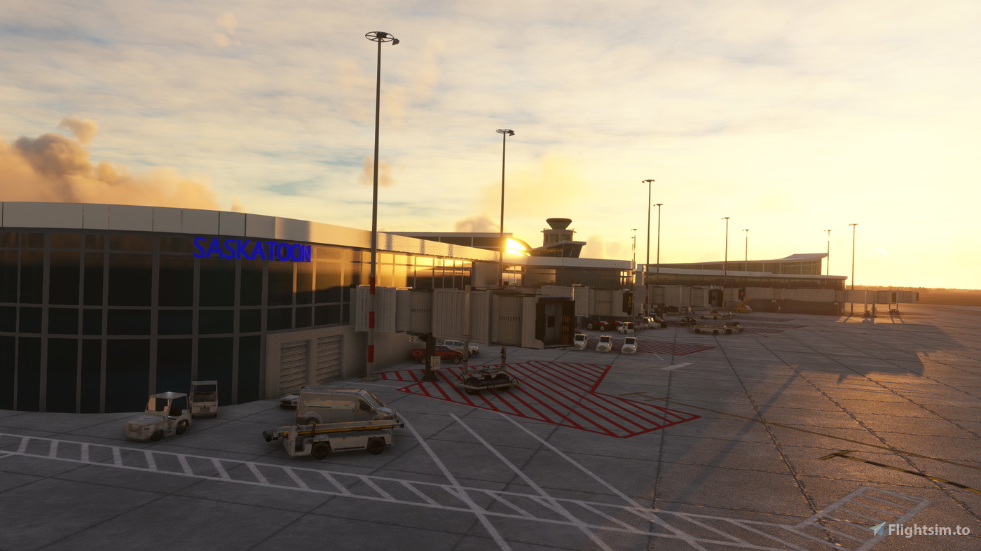 CYXE - Saskatoon John G. Diefenbaker International for Microsoft Flight ...