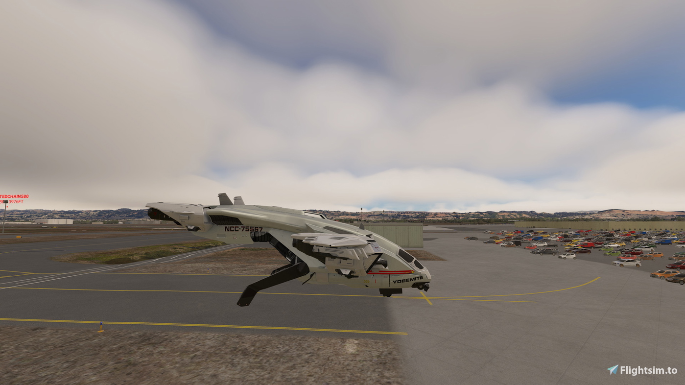 D-77 Pelican Starfleet Shuttle for Microsoft Flight Simulator | MSFS