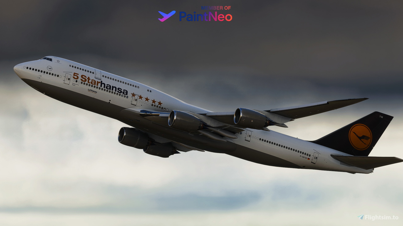 D-ABYM | B747-8i | 5 StarHansa | [8k] for Microsoft Flight Simulator | MSFS
