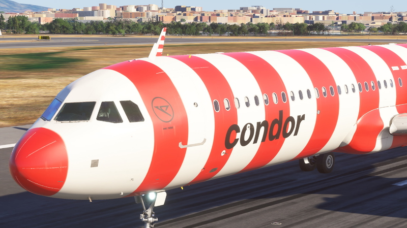 D-AIAB | Condor | A321 | 8k | with Business Class and cabin details ...