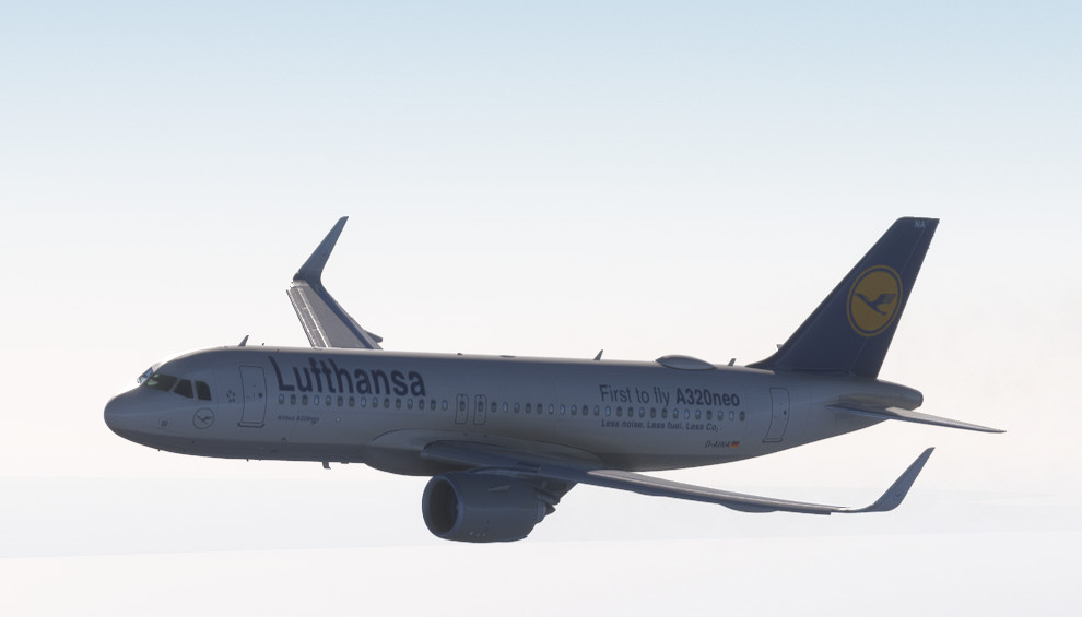 D-AINA | First to fly a320neo | Lufthansa a320 Neo | old colors ...