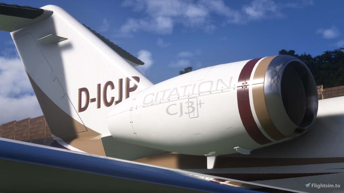 D-ICJP | CJ3+ | Fictional Livery for Microsoft Flight Simulator | MSFS