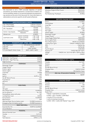 JayDee´s Ingame Toolbar Checklists for Microsoft Flight Simulator | MSFS