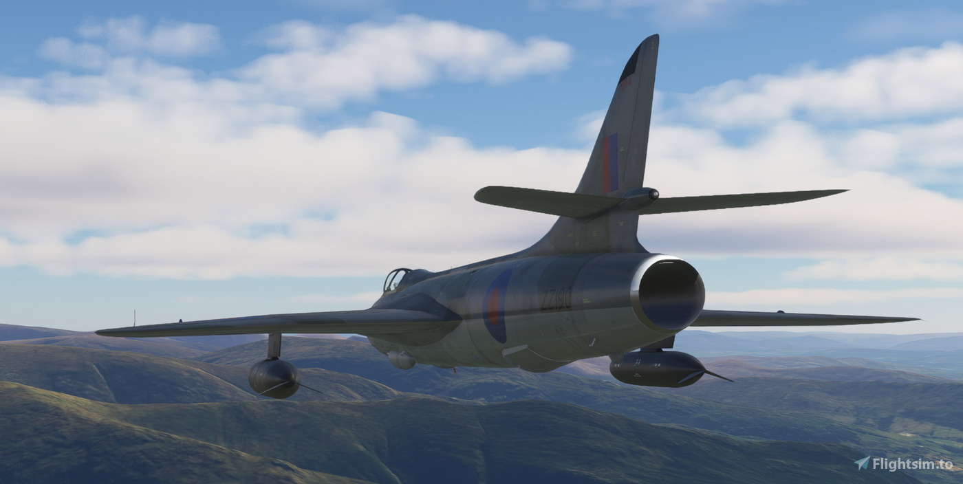 Dave Garwood - Hawker Hunter - ZZ190 HHA livery for Microsoft Flight ...