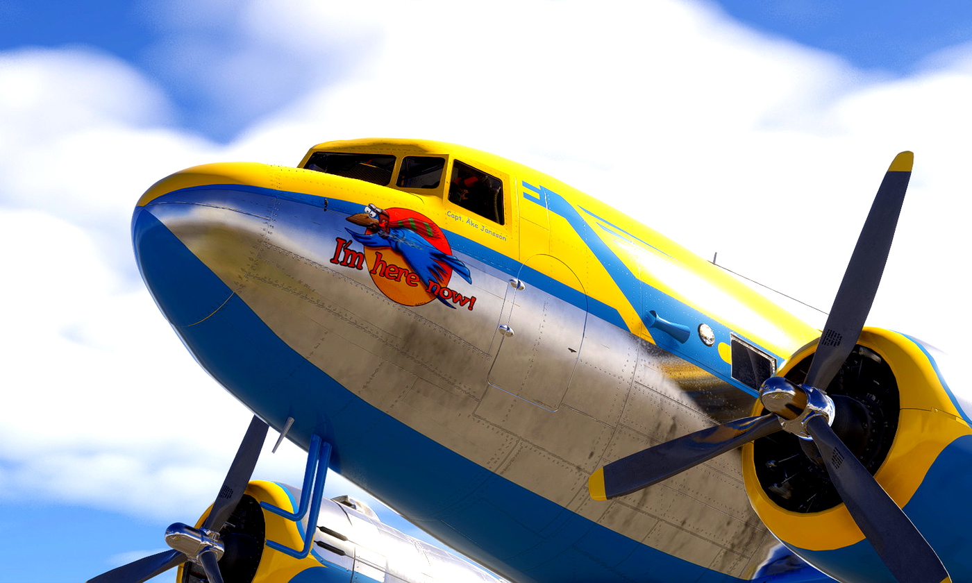 Threads - Douglas DC-3 - "Congo Queen" 9Q-CUK pour Microsoft Flight ...