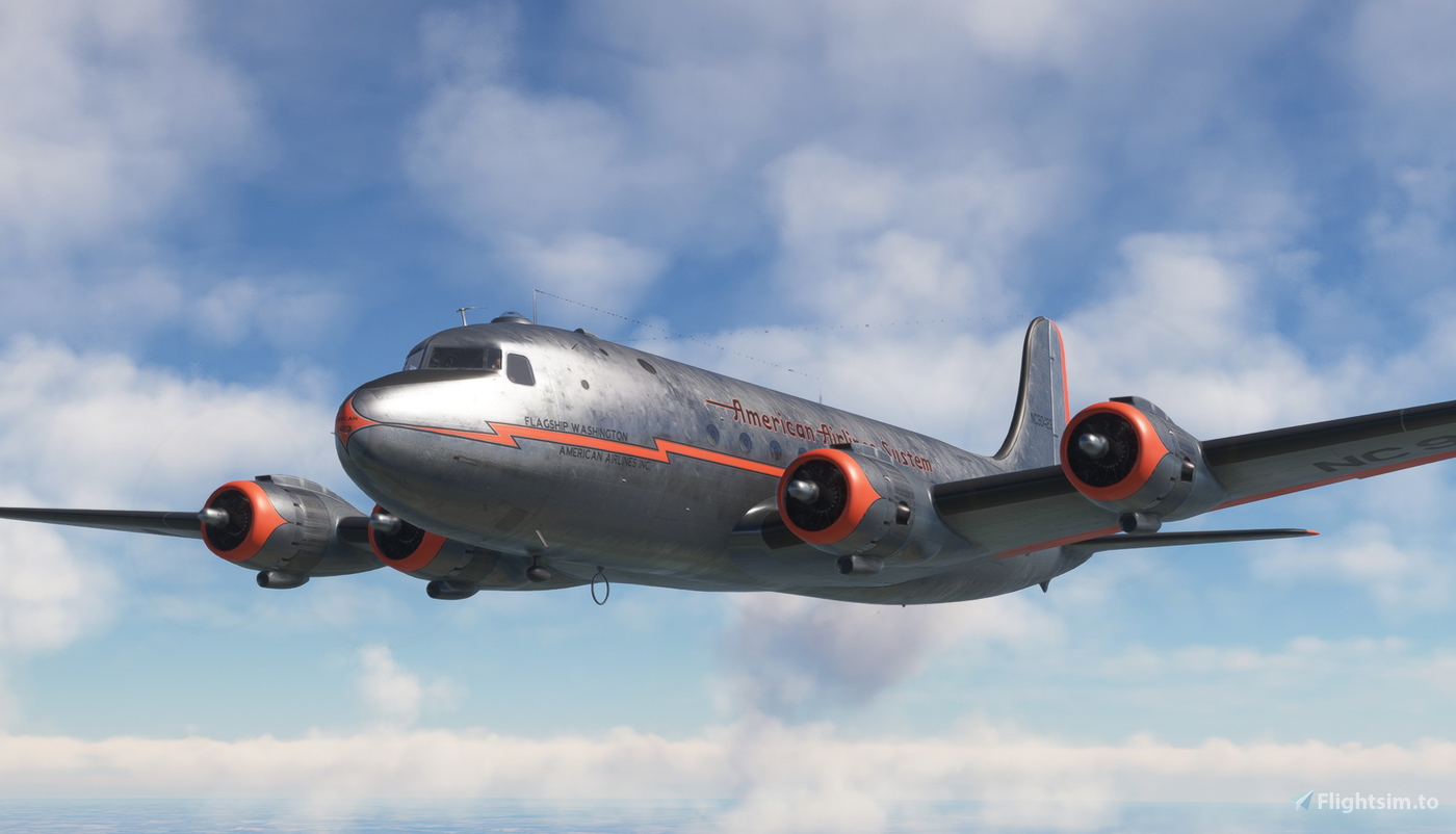 DC-4_Skymaster FSX/P3D | Converted to MSFS per Microsoft Flight Simulator | MSFS