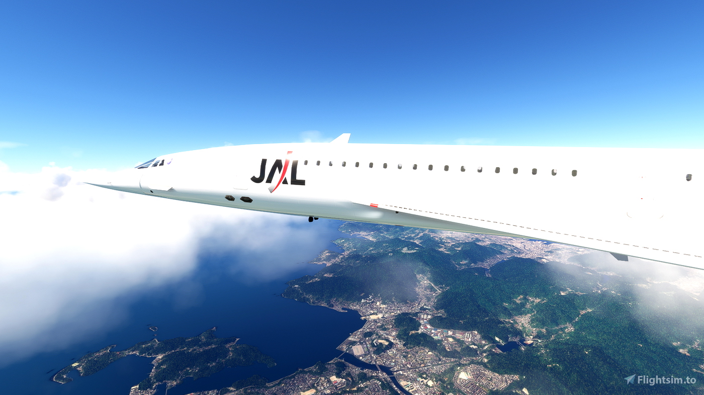 DC Designs Concorde Japan Airlines (JA8000 - Fictional) for Microsoft Flight Simulator | Feed