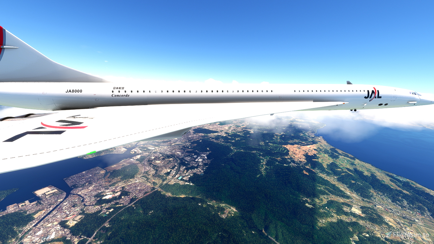 DC Designs Concorde Japan Airlines (JA8000 - Fictional) for Microsoft Flight Simulator | Feed