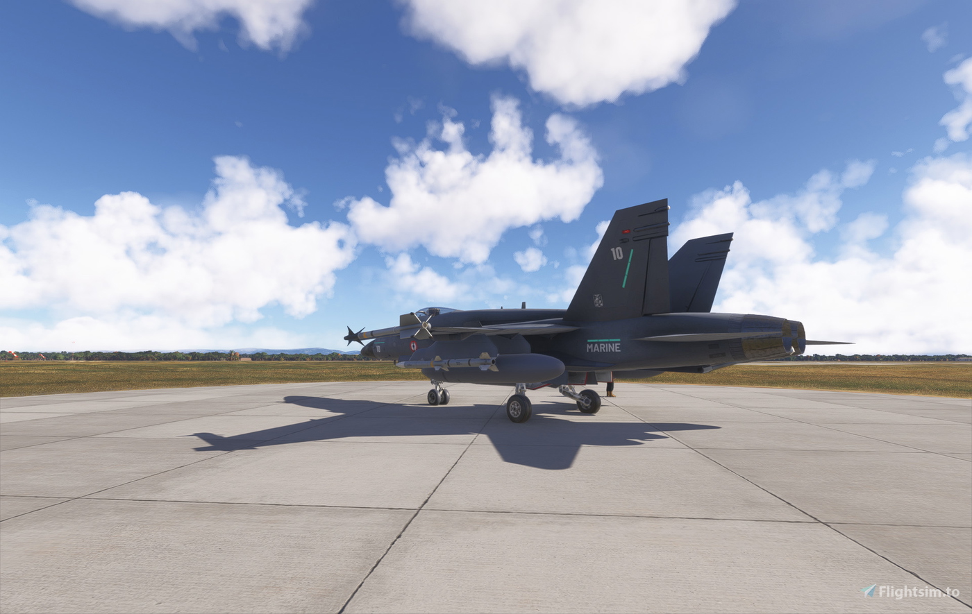 DC Design F/A-18C - FN Version (French Navy blue-grey) per Microsoft ...