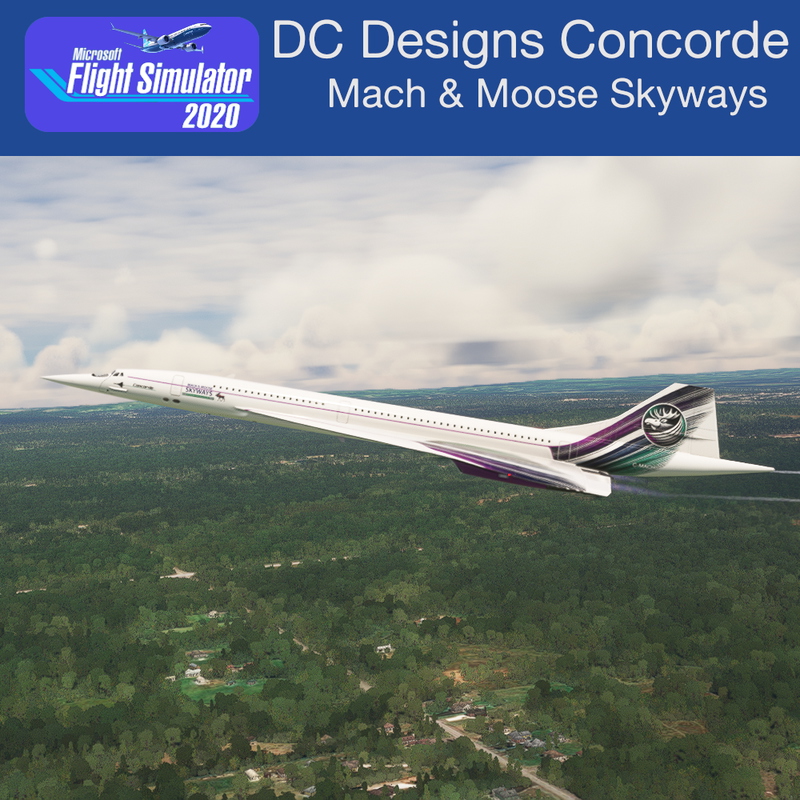 DC Designs Concorde Liveries for Microsoft Flight Simulator | MSFS
