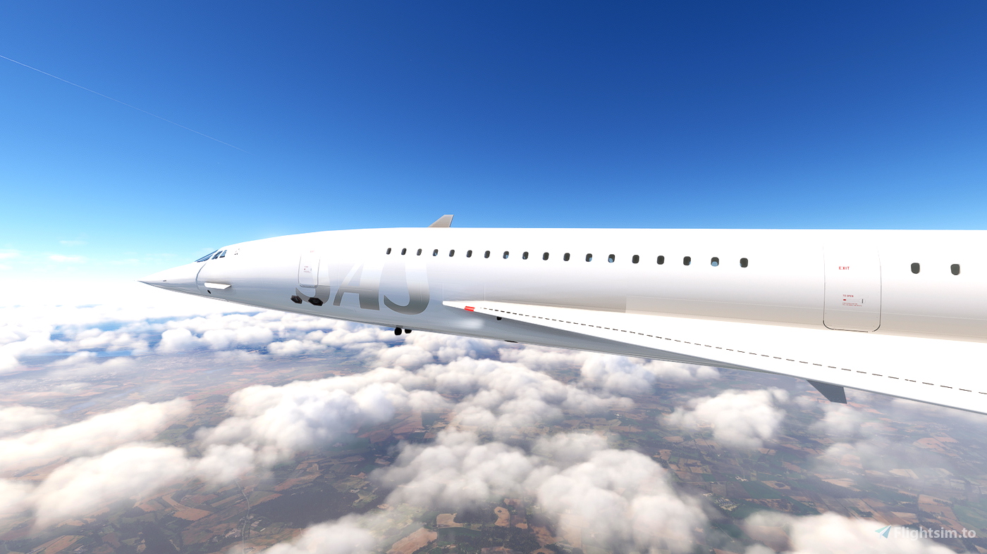DC Designs Concorde SAS (SE-SST - Fictional) for Microsoft Flight Simulator | Feed
