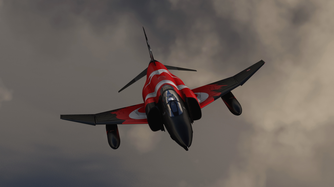 DC Designs F-4E - TUAF "50 Years" (8K) 对于 Microsoft Flight Simulator | MSFS